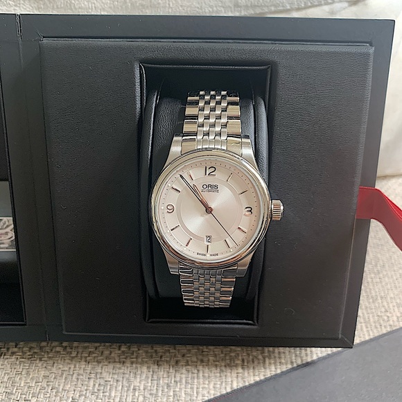 Oris | Accessories | Mens Oris Classic Watch White Dial 42mm | Poshmark
